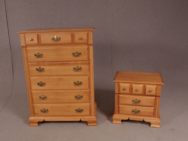 Slutpris för Rullklaffsekretär teak ca 1950-tal